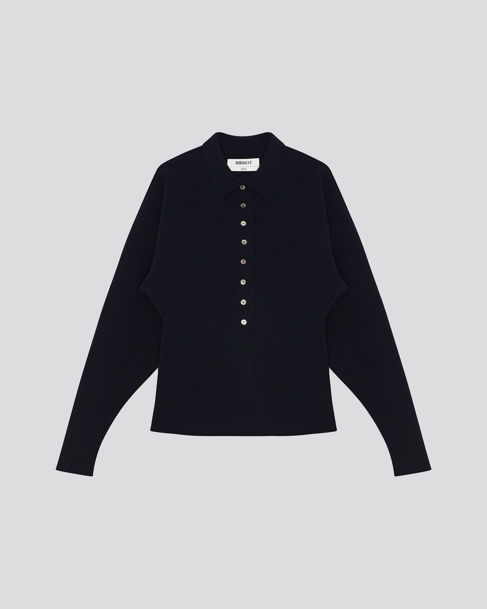 LAY3 POINT COLLAR CARDIGAN – BIRROT